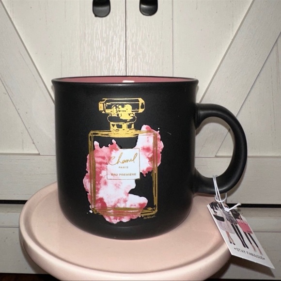 Dining | Amanda Greenwood Chanel Parfum Bottle 2 Oz Coffee Mug | Poshmark